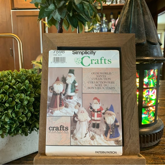 Simplicity | Other | Simplicity 7598 Olde World Santa Christmas Sewing ...